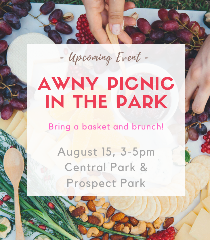 AWNY Picnic in the Park, Aug 15 (Central Park and Prospect Park) – AWNY ...